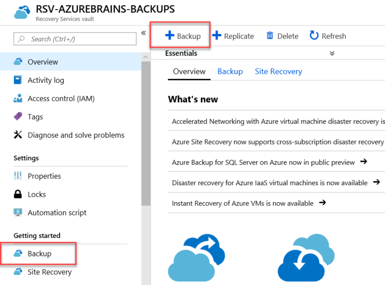 Azure Backup II – Azure Virtual Machine Backup – Azurebrains
