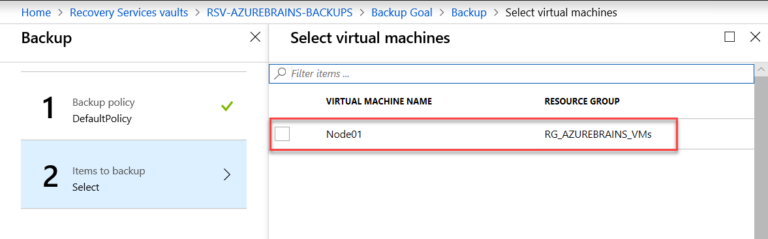 Azure Backup II – Azure Virtual Machine Backup – Azurebrains