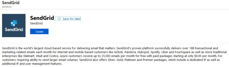 Azure SendGrid – Azurebrains